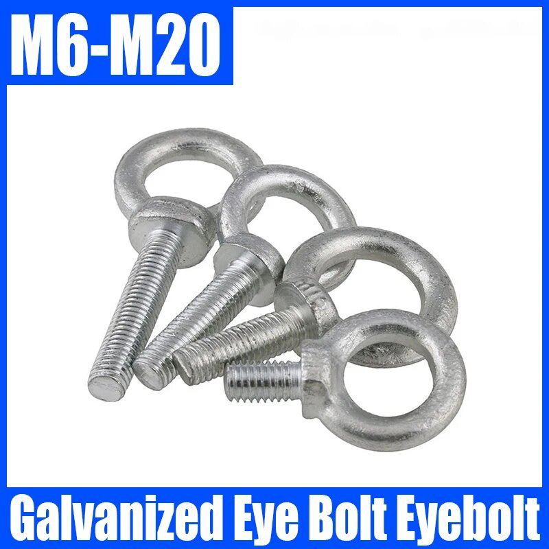 Оцинкованные рым-болты M6 M8 M10 M12 M14 M16 M18 M20 M8x25mm