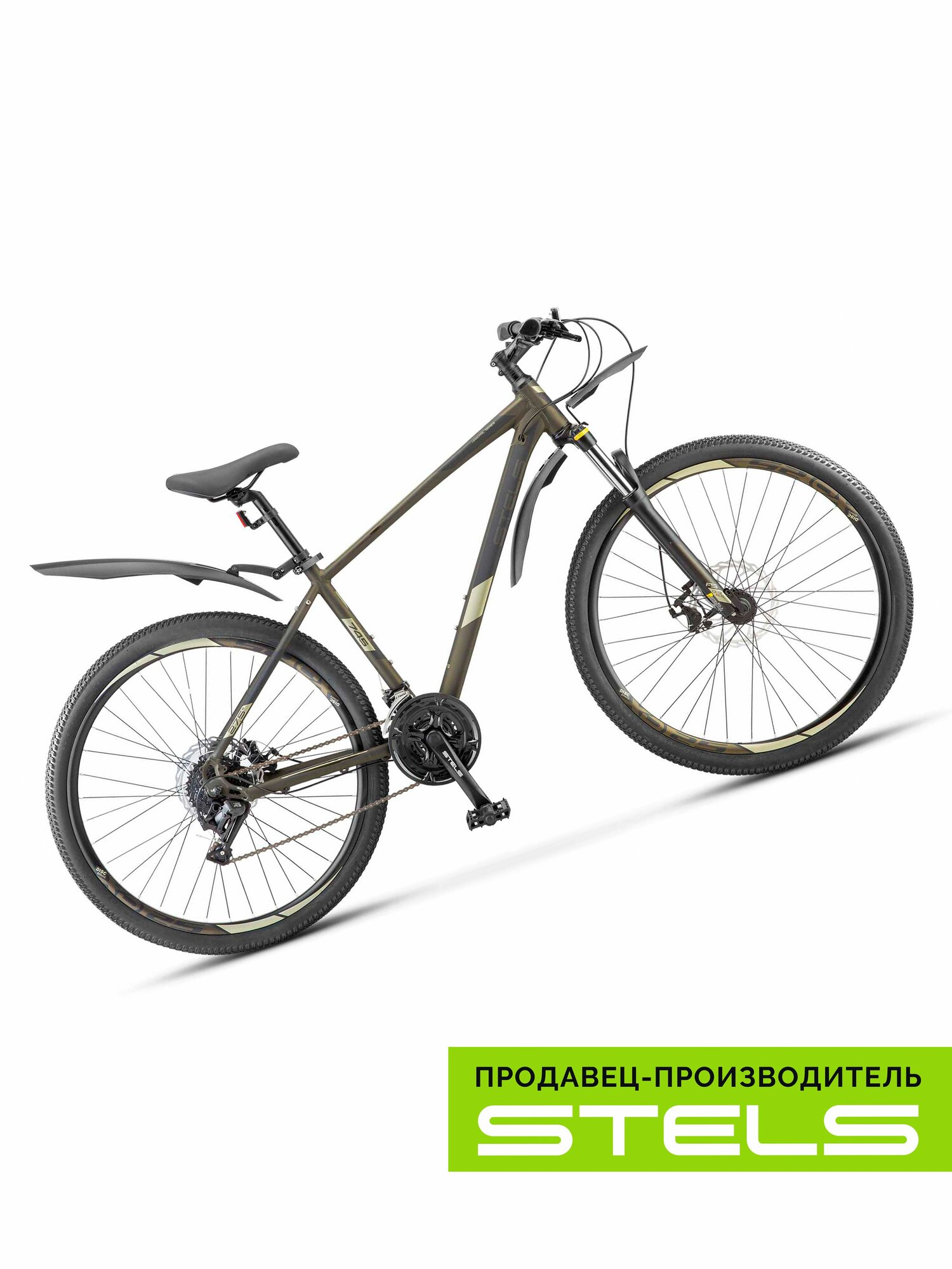 Велосипед горный Навигатор-745 MD 27.5" V010, 21" Темно-оливковый