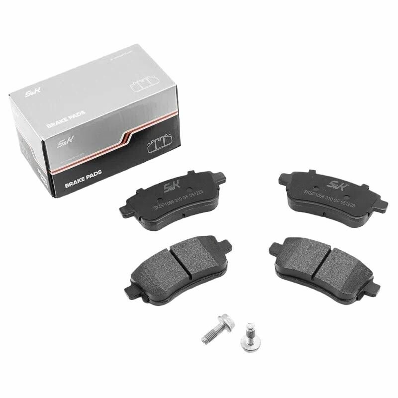 Колодки тормозные задние S&K SKBP1066 RENAULT Fluence 2010->/Megane/Scenic 2008->