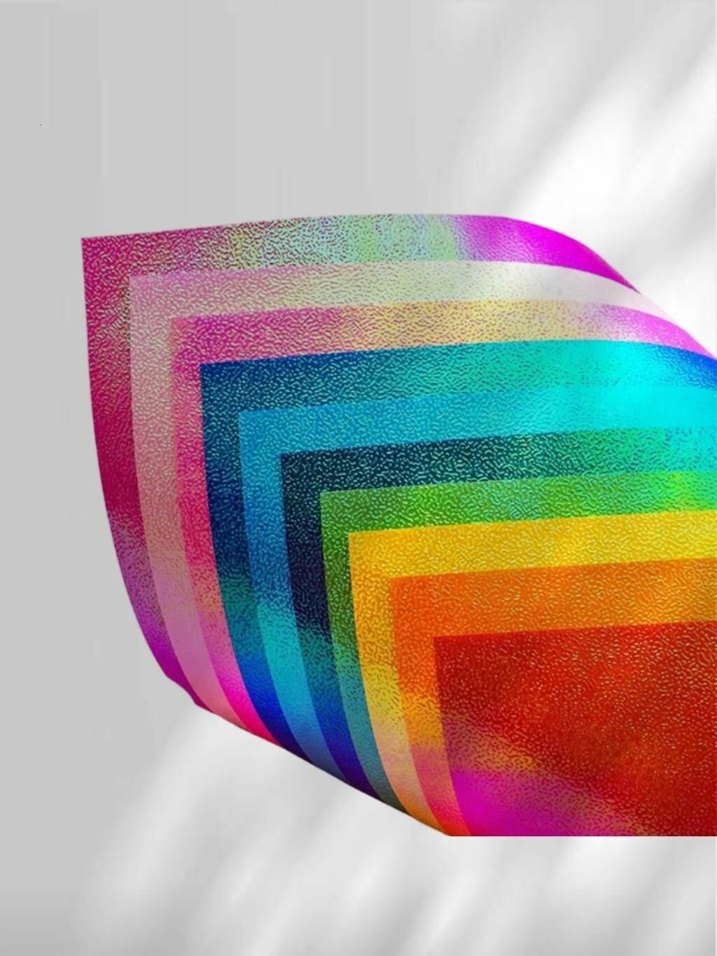 Бумага для творчества, 15 см, цветная с блёстками, 50 - Перламутровая бумага