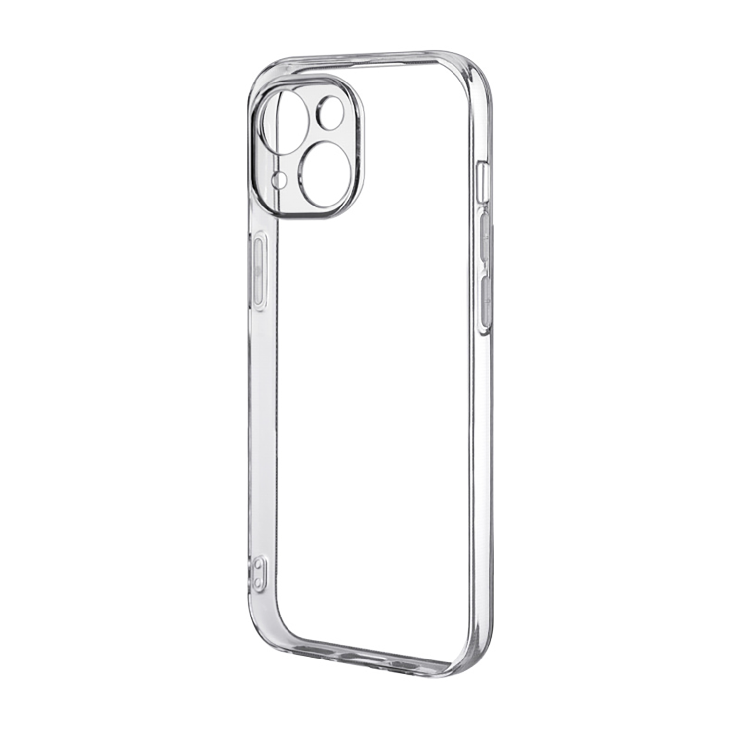 Чехол на Apple iPhone 14 с защитой камеры, ударопрочный, из термополиуретана, прозрачный