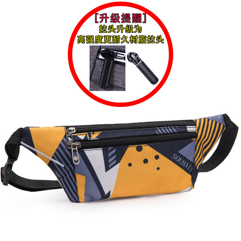 Оптовая продажа от производителя: облегающая поясная сумка, камуфляжная, клетчатая, однотонная, простой кошелек, спортивный невидимый легкий портативный кошелек для монет.