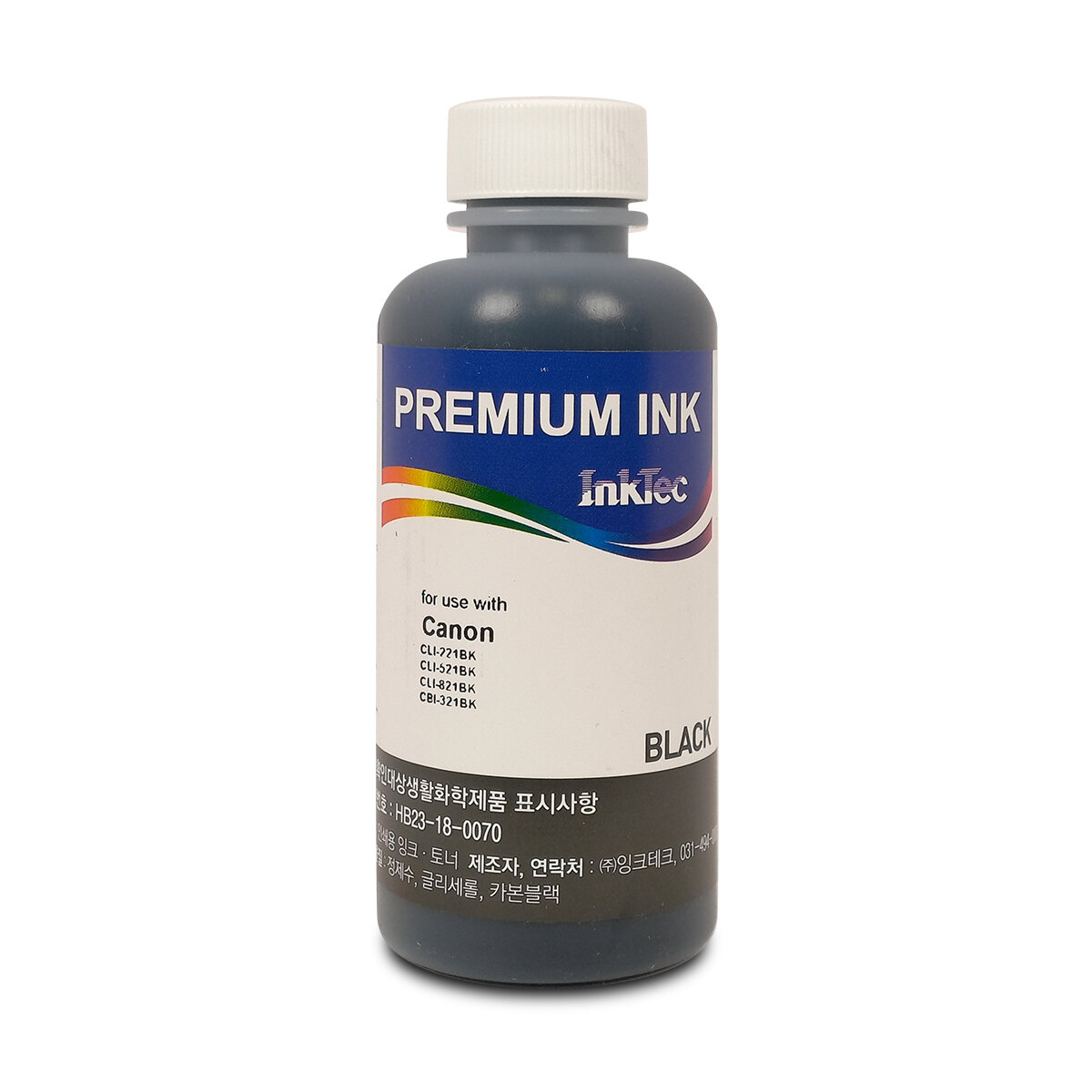 Чернила InkTec (C9021-100MB) для Canon (CLI-521Bk) 100 мл (Photo Black)