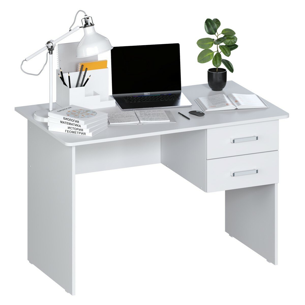 Стол письменный Джаз СП2 Белый