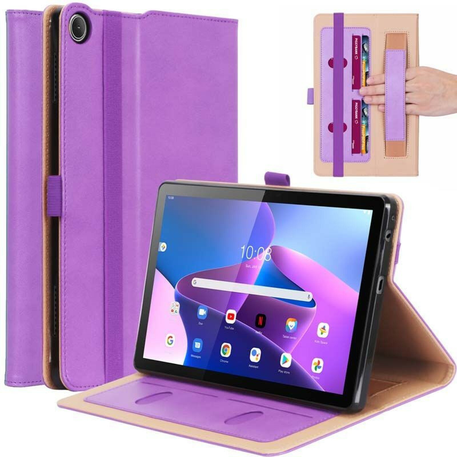 Чехол MyPads для планшета Lenovo Tab M10 (3rd Gen) с функцией подставки и магнитом