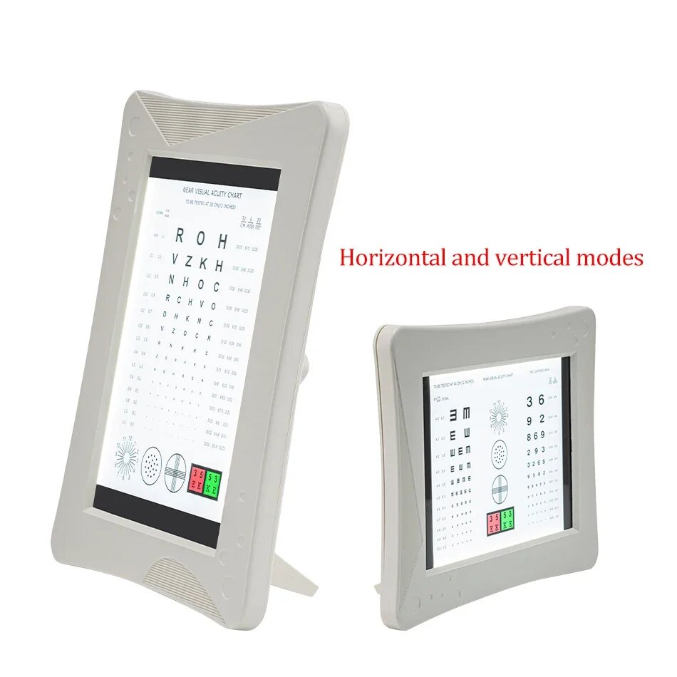 Офтальмологическое оборудование Таблица ближнего зрения со светодиодной подсветкой, таблица для проверки зрен