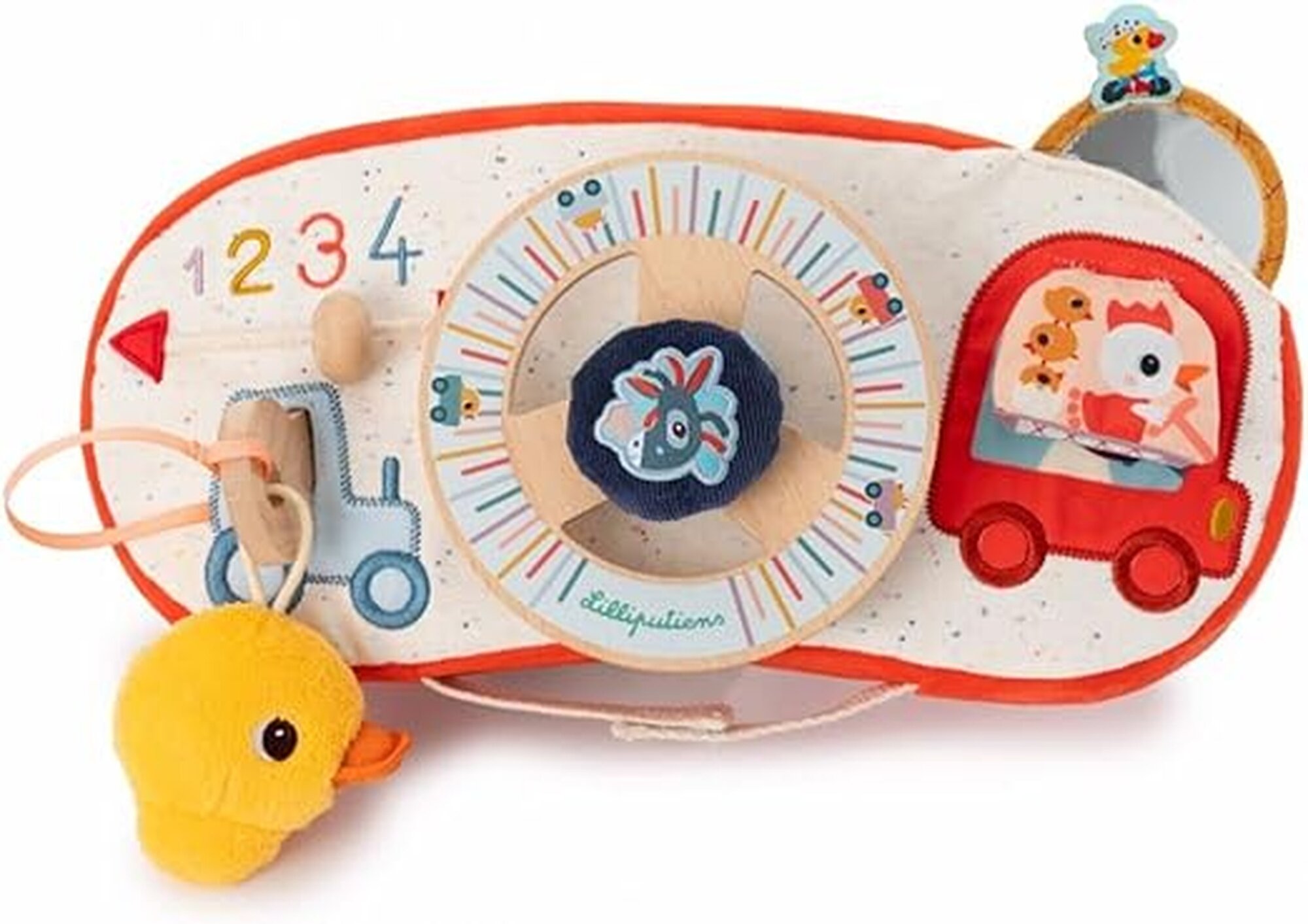 Мягкая игрушка Lilliputiens - Панель активности фермерского автомобиля - 83526
