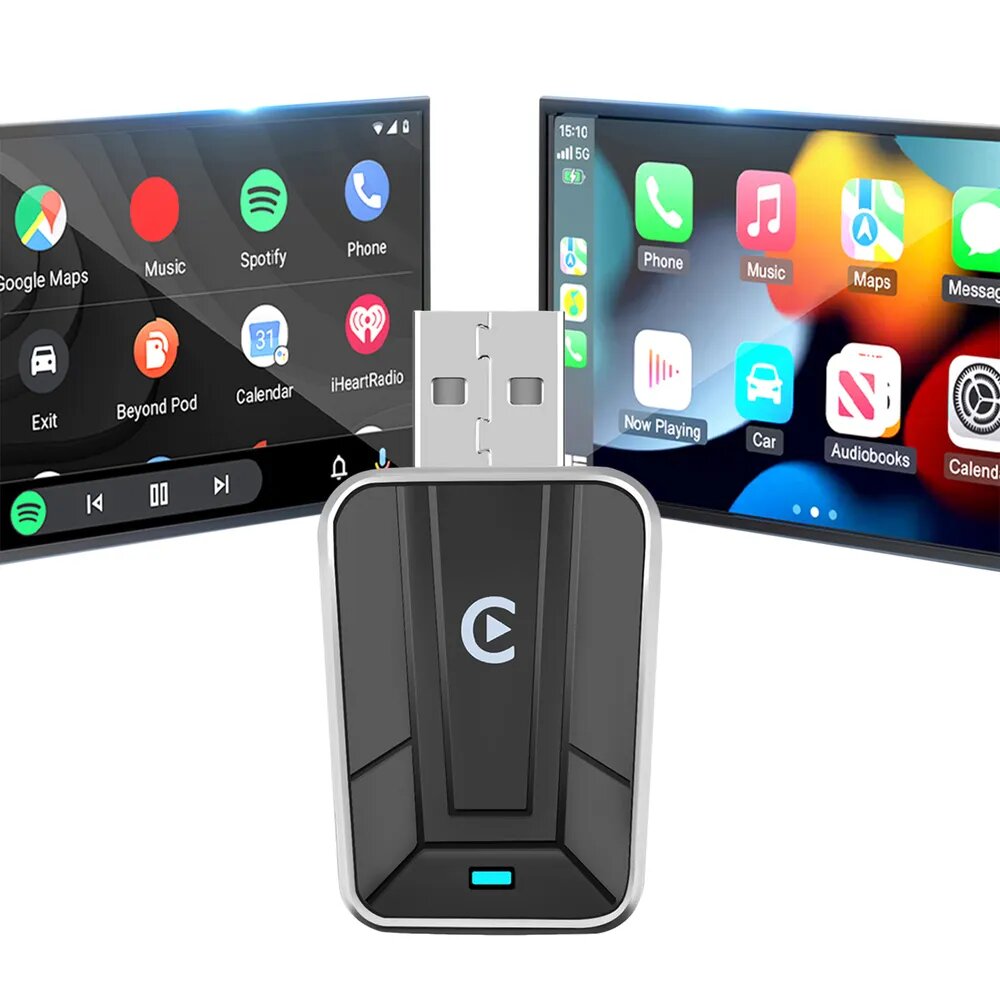 Беспроводной адаптер CarPlay и Android Auto для беспроводного подключения