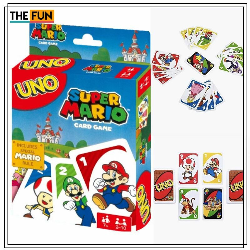Настольная карточная игра UNO Mario карт, Привет, Новая версия игры для всей семьи