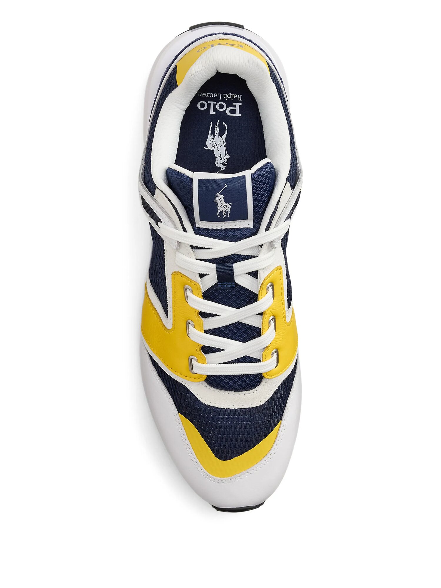 Кроссовки Polo Ralph Lauren Train 89 V2, размер 10, бежевый/белый — фото 1