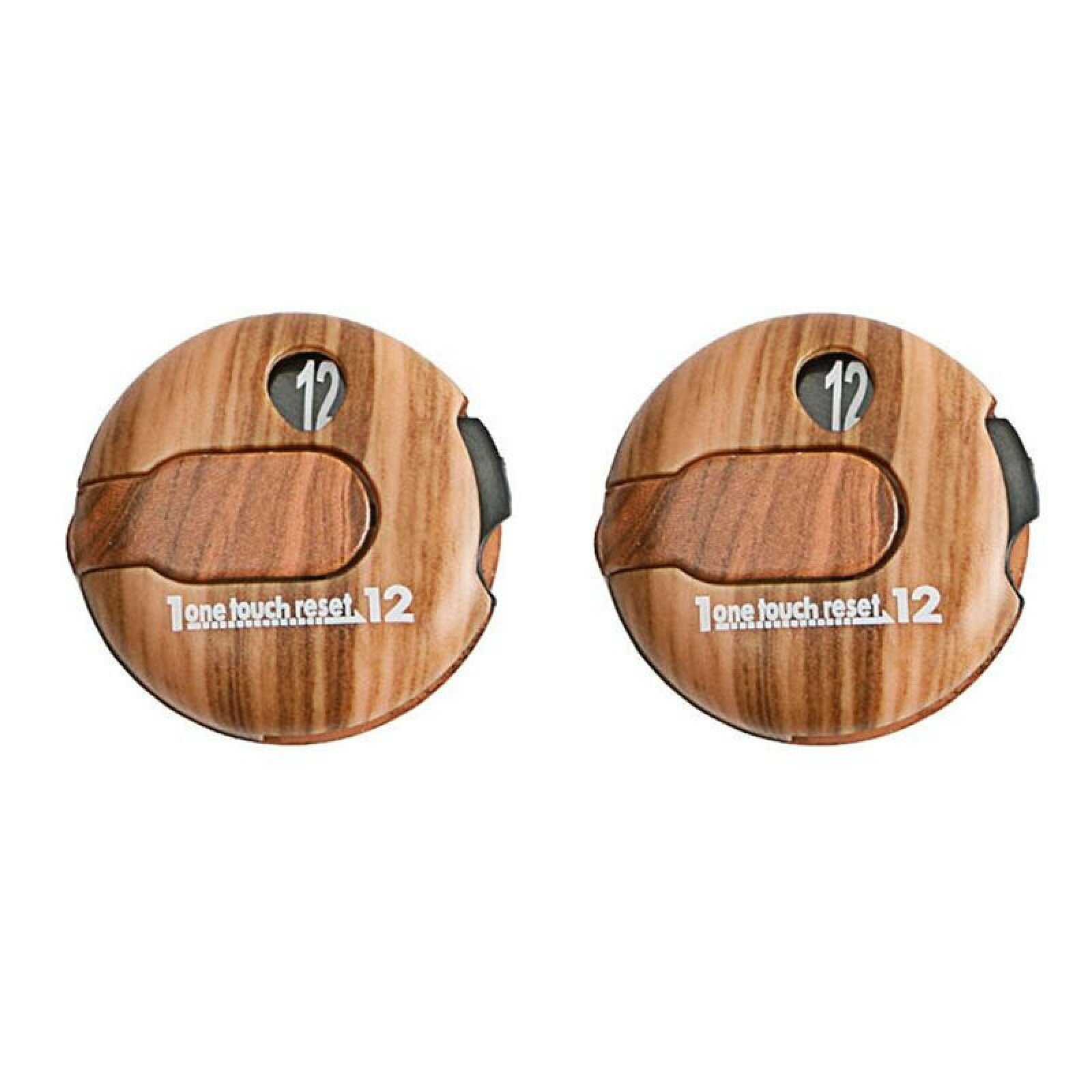 Счётчик очков для гольфа MyPads А333458 с зажимом на перчатку, деревянный оттенок, 2 шт.