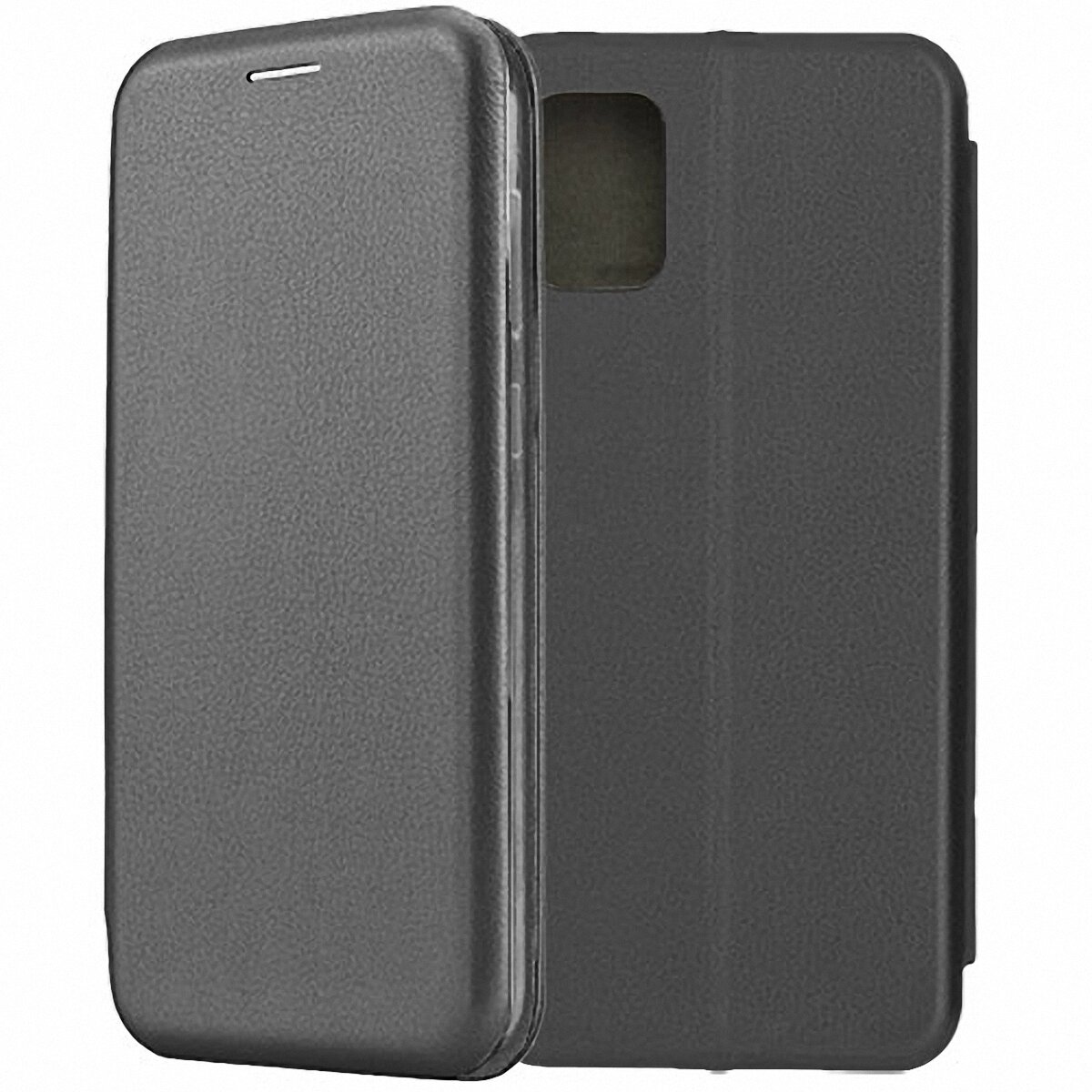 Чехол-книжка для Samsung Galaxy A51 A515 черный / подставка, отделение для карт
