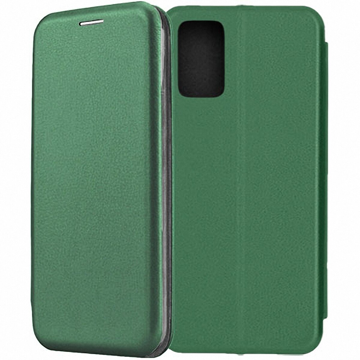 Чехол-книжка для Samsung Galaxy S20+ G985 зеленый / подставка, отделение для карт
