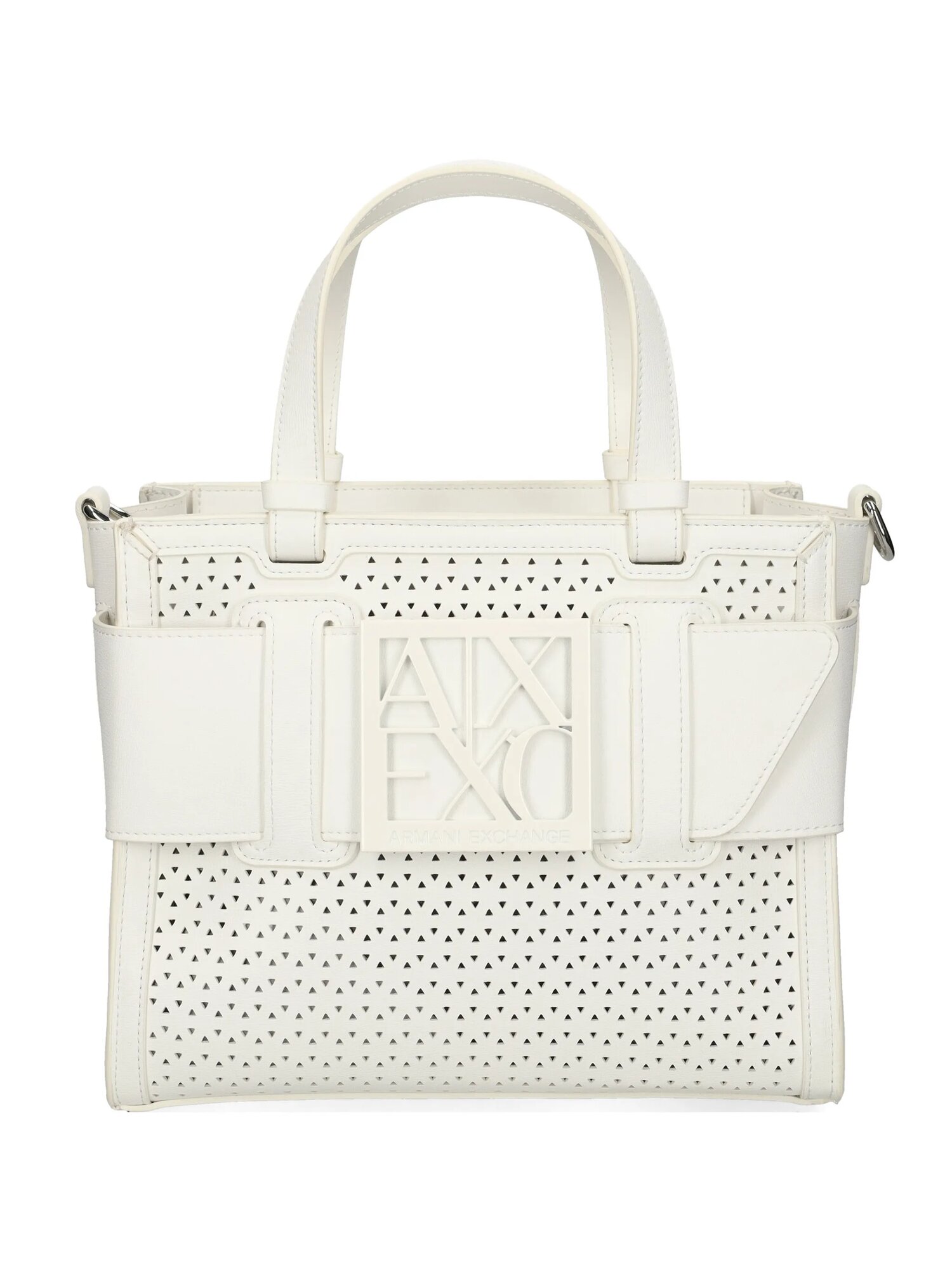 Ремень Armani Exchange для женщин, размер M, белый,