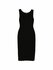 Платье EMPORIO ARMANI, размер 46, черный