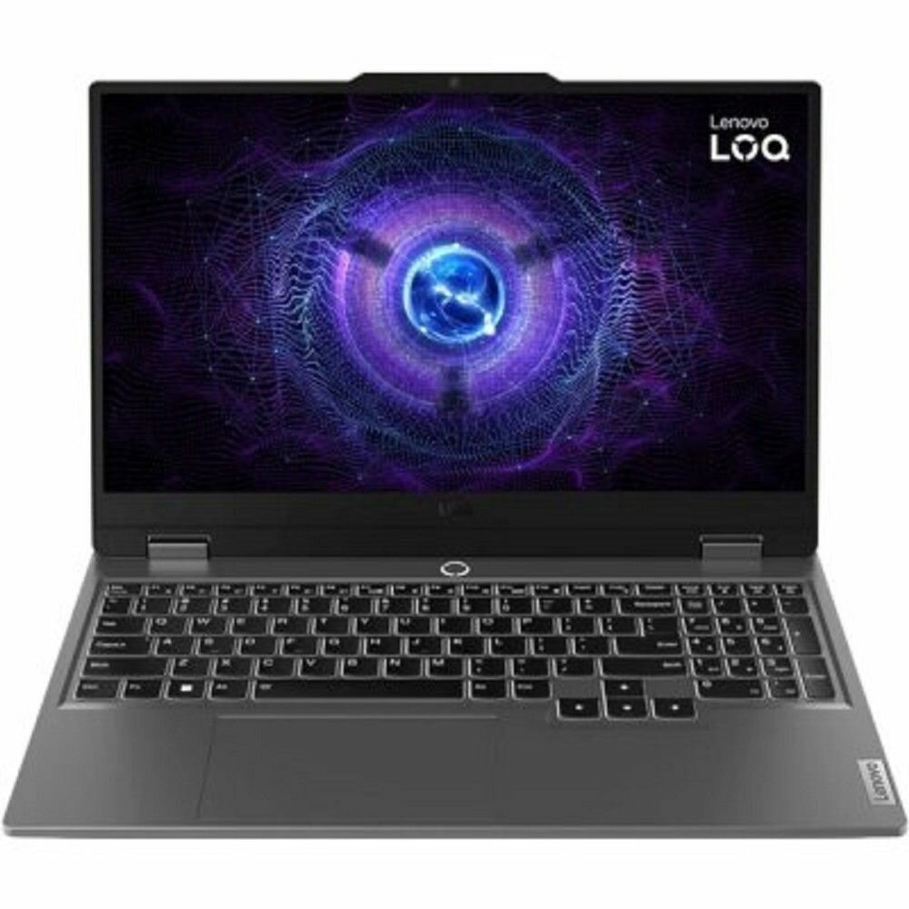 Ноутбук Lenovo LOQ 15IRX9 Luna Grey 15.6" FHD IPS 300 нит Intel Core i7 13650HX / 16ГБ / 512ГБ SSD RTX 3050 6ГБ DOS клавиатура с русской гравировкой