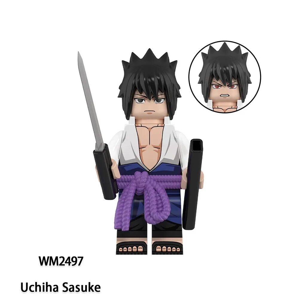 Конструктор Naruto: Susanoo каркас и фигурка Саске Учиха с Шаринган, 1 шт, пластик — фото 1
