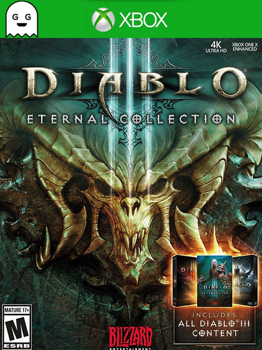Игра Diablo III: Eternal Collection, цифровой ключ для Xbox One/Series X|S, русский язык