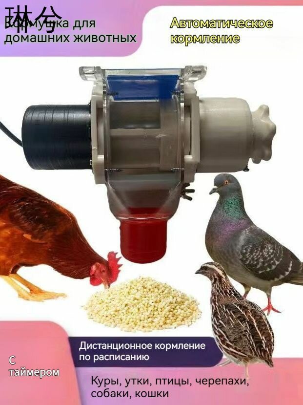 Автоматическая кормушка для птицы с таймером