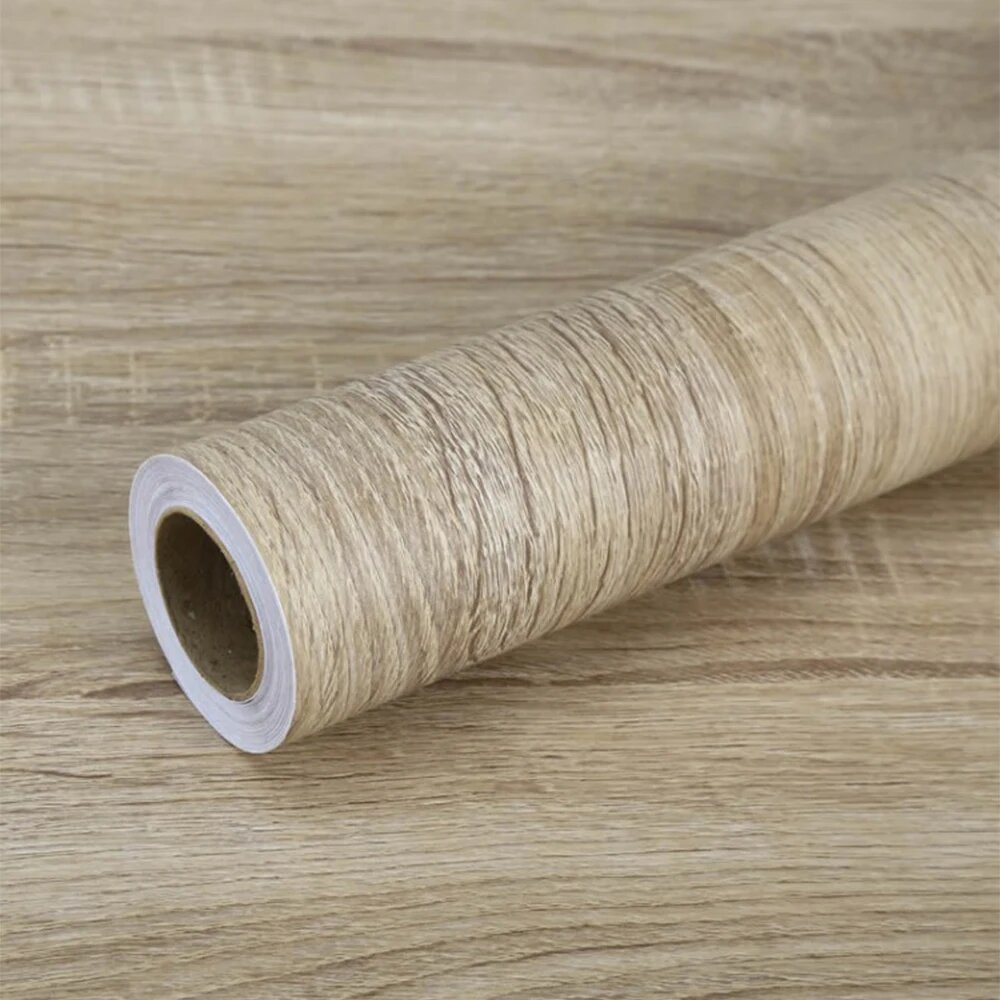 Виниловые обои под дерево для кухни GUANG ZHOU PUMU, 40cm x 200cm