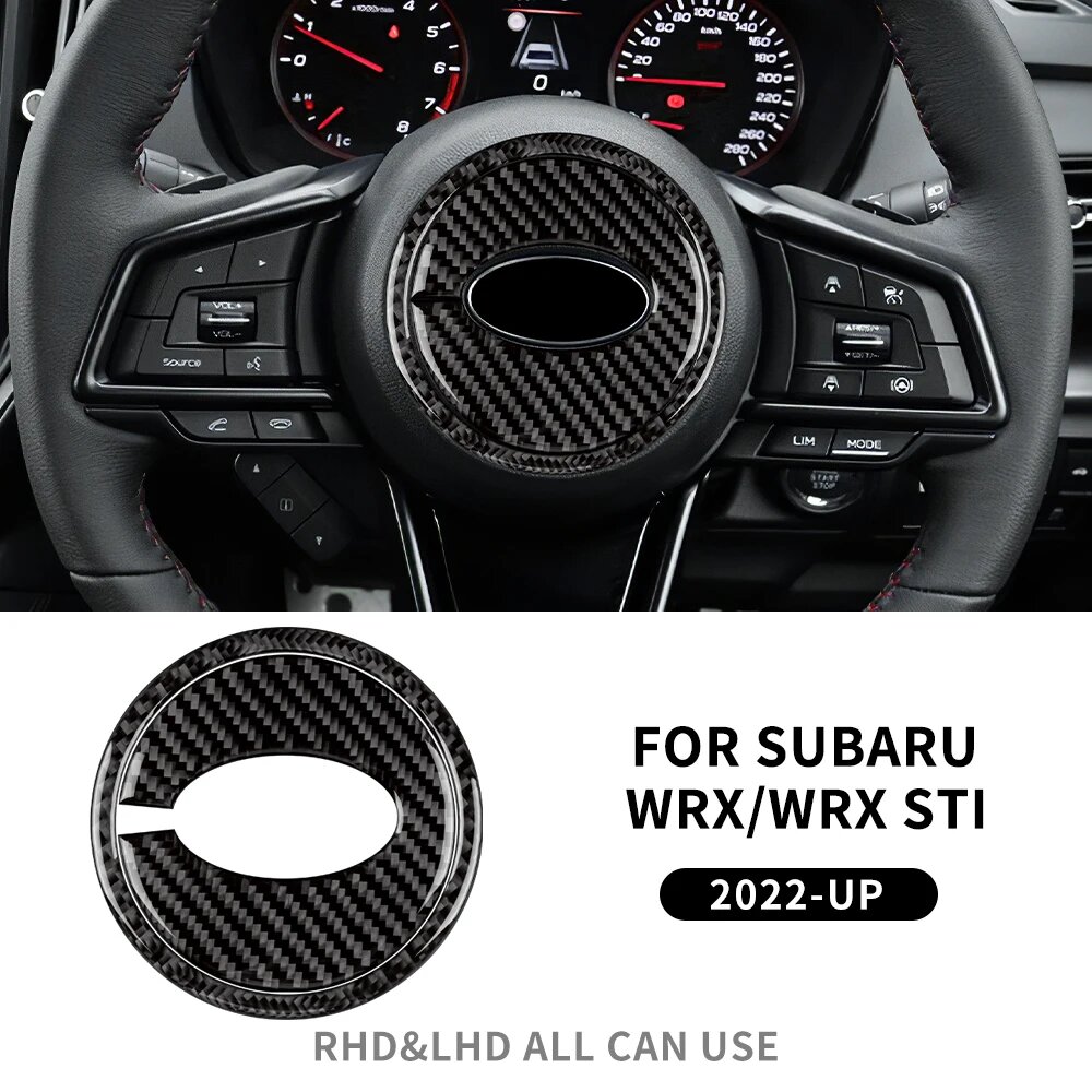 Наклейка на центр руля Subaru WRX/WRX STI 2022+ Black