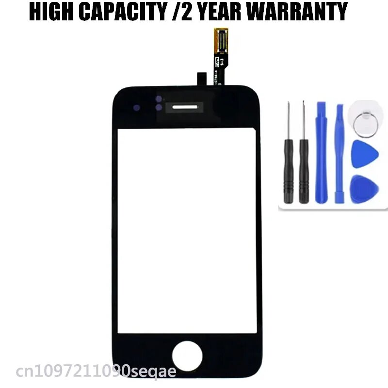Замена сенсорной панели дигитайзера сенсорного экрана для iPhone 3GS, стекло панели дигитайзера + инструменты