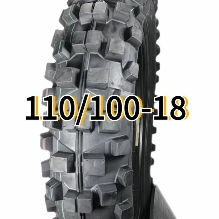 GEALFIS Мотошины SS-145: Внедорожные, устойчивые на бездорожье. Размер 110/100 R18, индекс нагрузки 68. Для песчаной местности и грязи. Высота профиля 100%, направленный рисунок протектора.