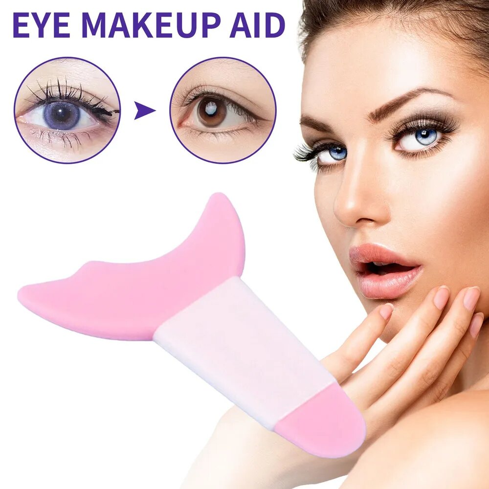 Силиконовый трафарет для макияжа и стрелок глаз, теней, подводки; шаблон для макияжа