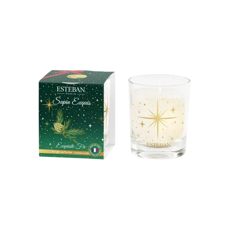 Свеча Esteban Exquisite Fir 70 гр / Парфюм для дома Эстебан Экскуизит Фир / Изысканная Пихта