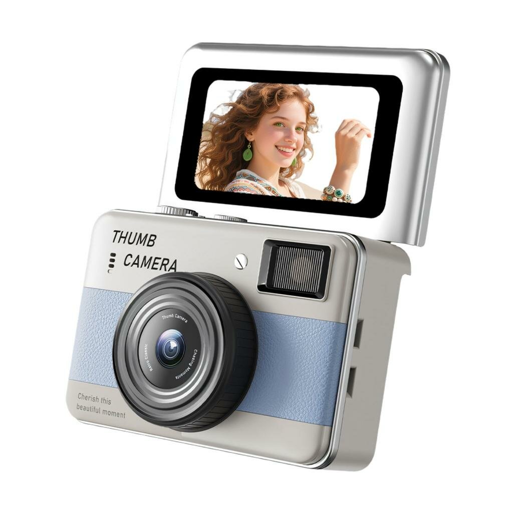 Портативная мини-камера на брелоке, Синий