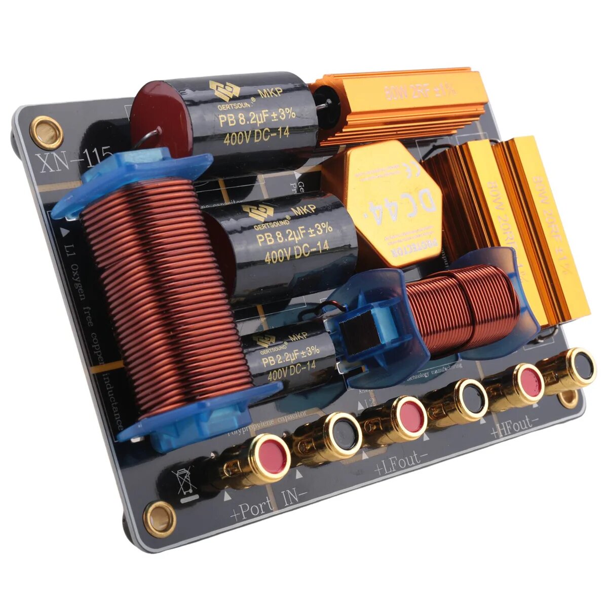 Делитель звуковой частоты 550 Вт, кроссовер для двустороннего динамика, 15 12 дюймов, сценический делитель высокой мощности и A22K