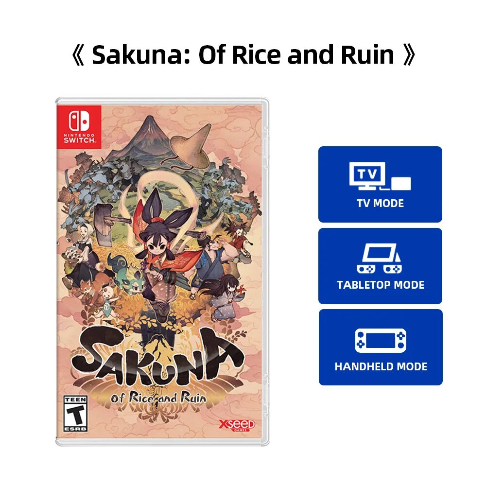 Sakuna: Of Rice and Ruin для Nintendo Switch OLED Lite