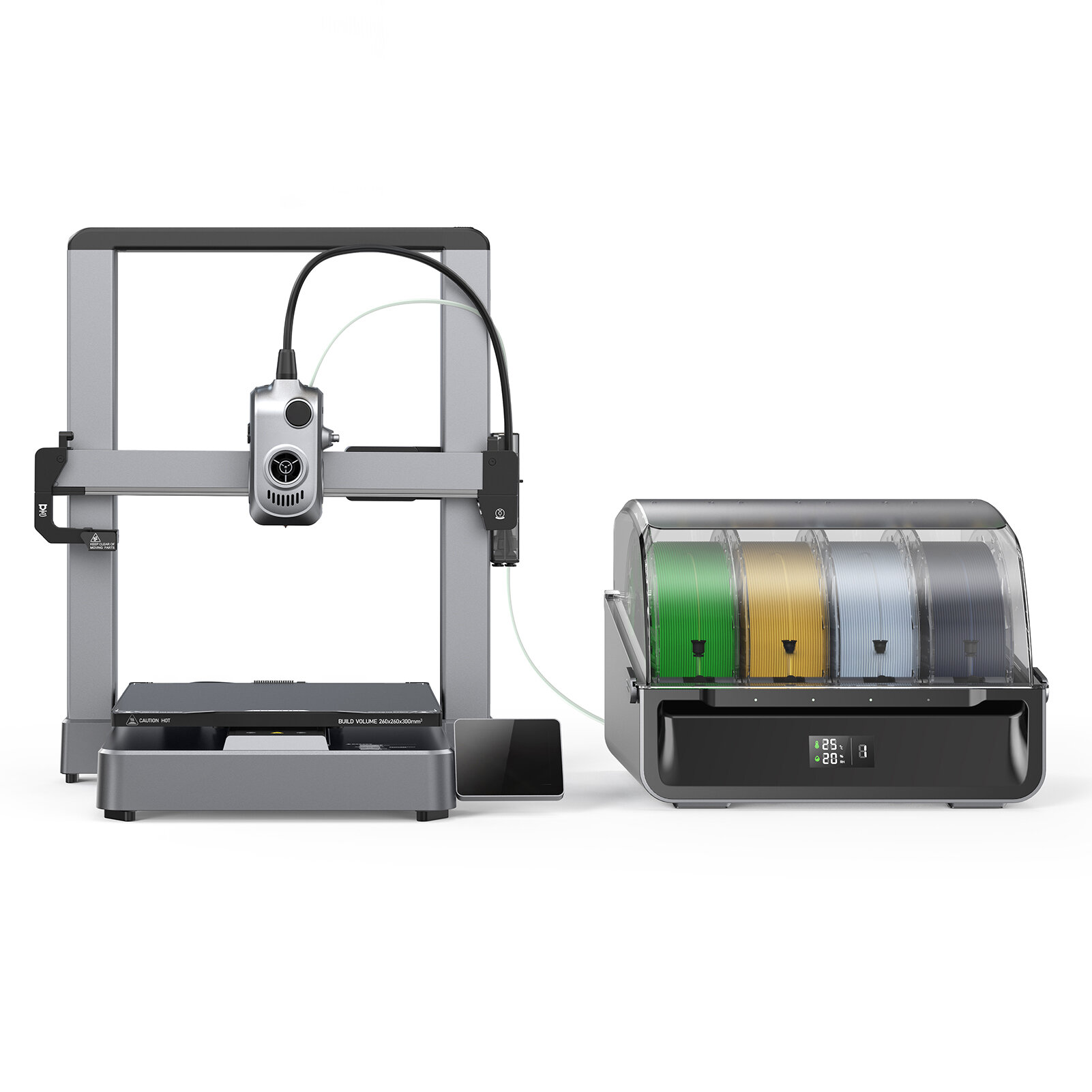 3D принтер Creality Hi Combo, 500mm/с, CFS, автовыравнивание, 260x260x300 мм