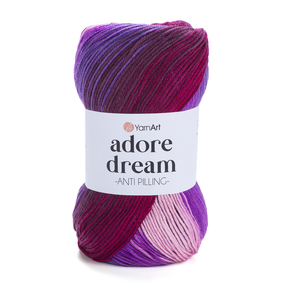 Пряжа для вязания YarnArt Adore Dream 1071 малина сирень слива 100 гр/280 м 100% антипилинг акрил