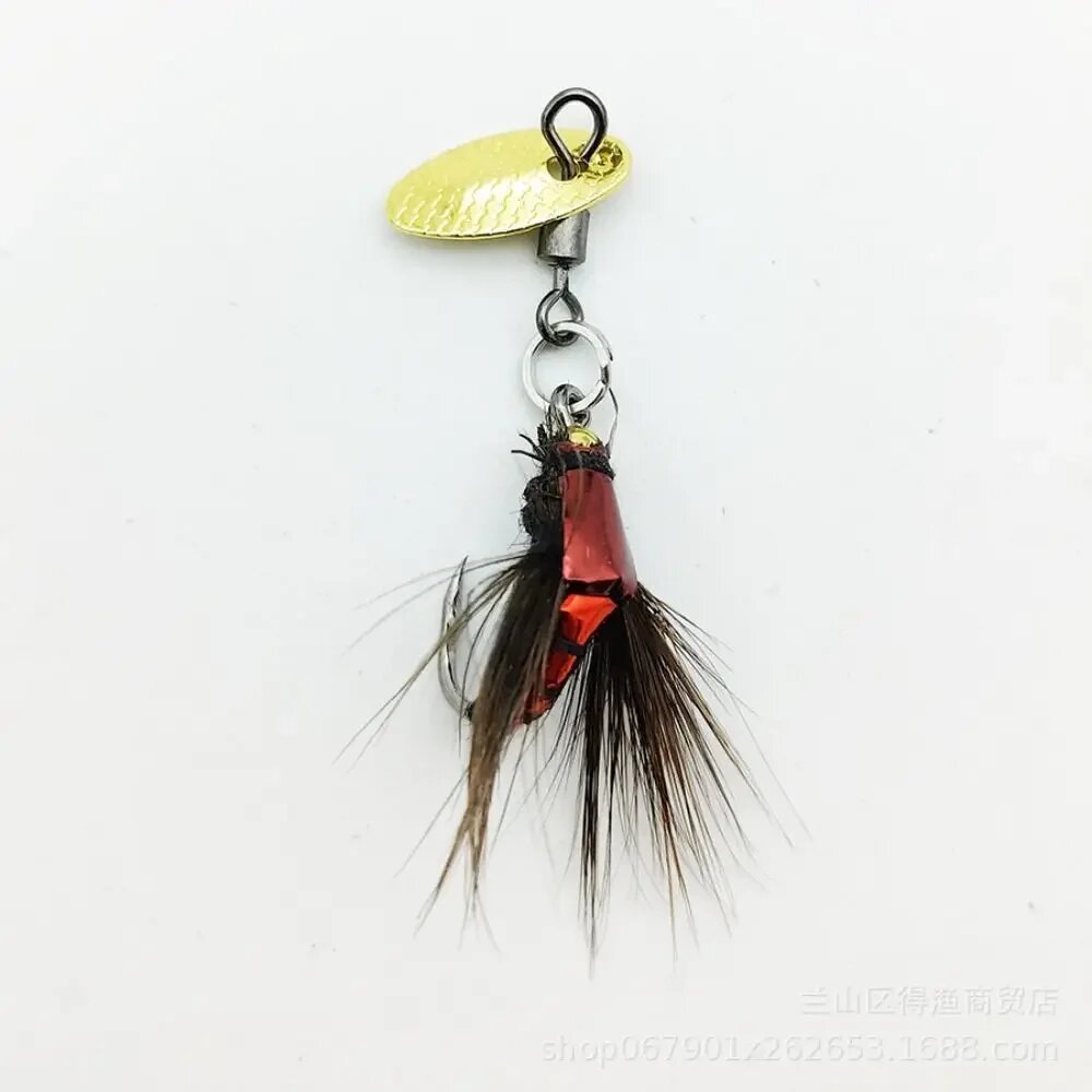 Приманка для нахлыста Gold-Red 1pc