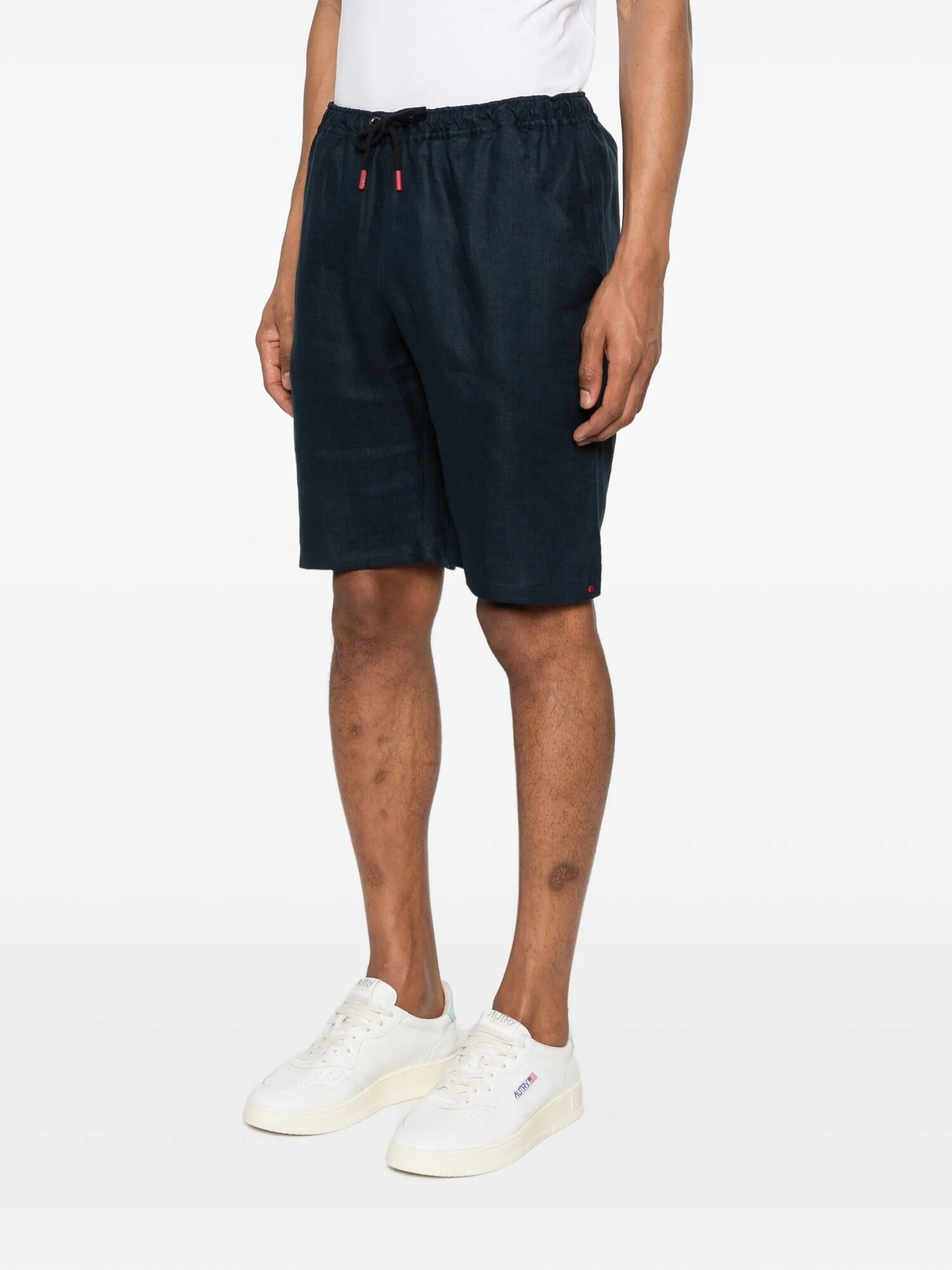 Шорты Kiton Drawstring shorts, размер 48, blue — фото 1