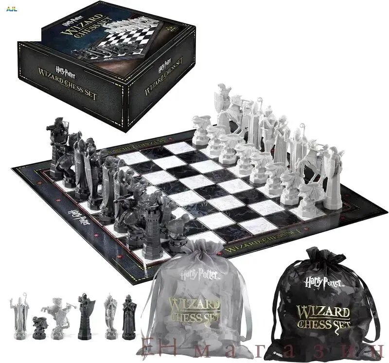 Шахматный набор Гарри Поттер / Harry Potter Wizard Chess Set (47х47см)
