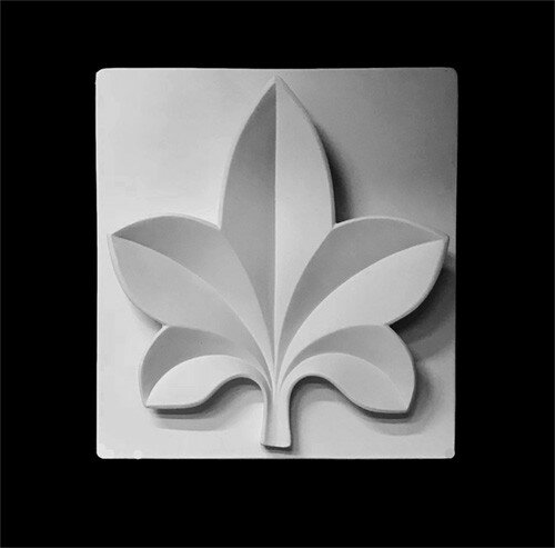 Розетка Пятилистник, 25 х 27 см, Экорше, артикул 60-603