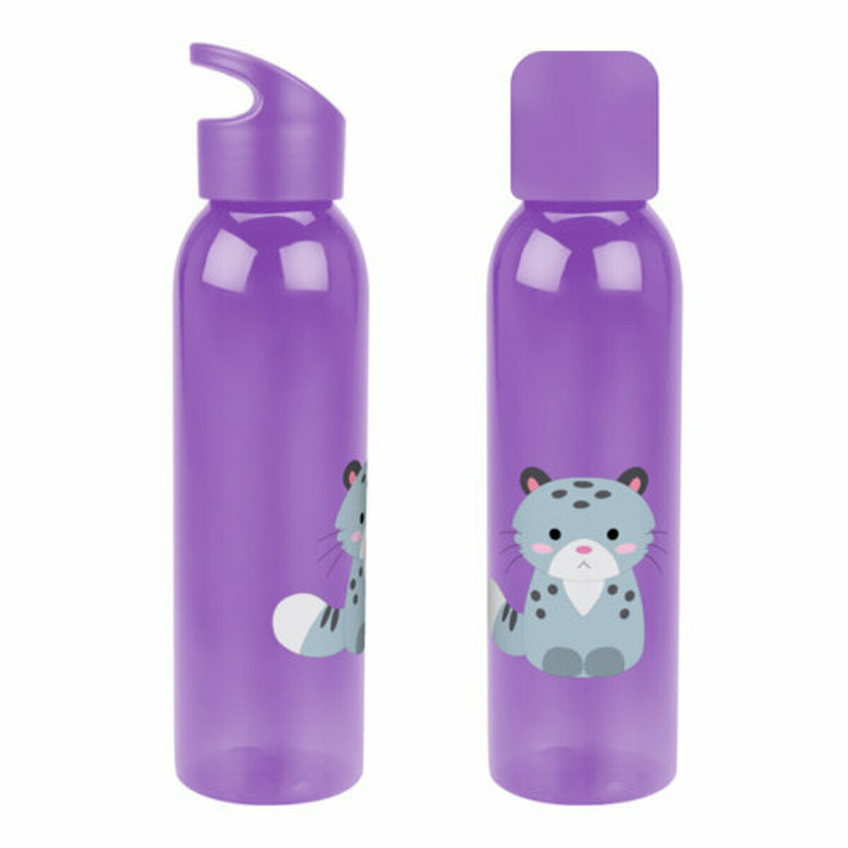 Бутылка для воды «манул» (фиолетовый)