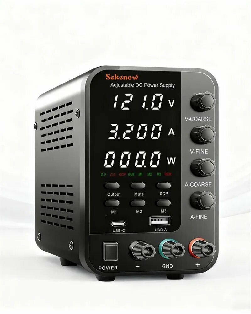 Лабораторный блок питания 120B 3A 360Вт Источник постоянного тока регулируемый вертикальный настольный стабилизатор