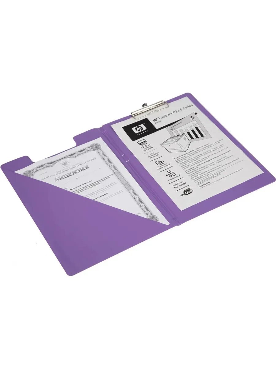 Яркая папка-планшет A4 с зажимом и крышкой