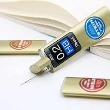 Грифели Pentel "Ain Stein" для автоматических карандашей, 0,2 мм, в тубе, 20 шт