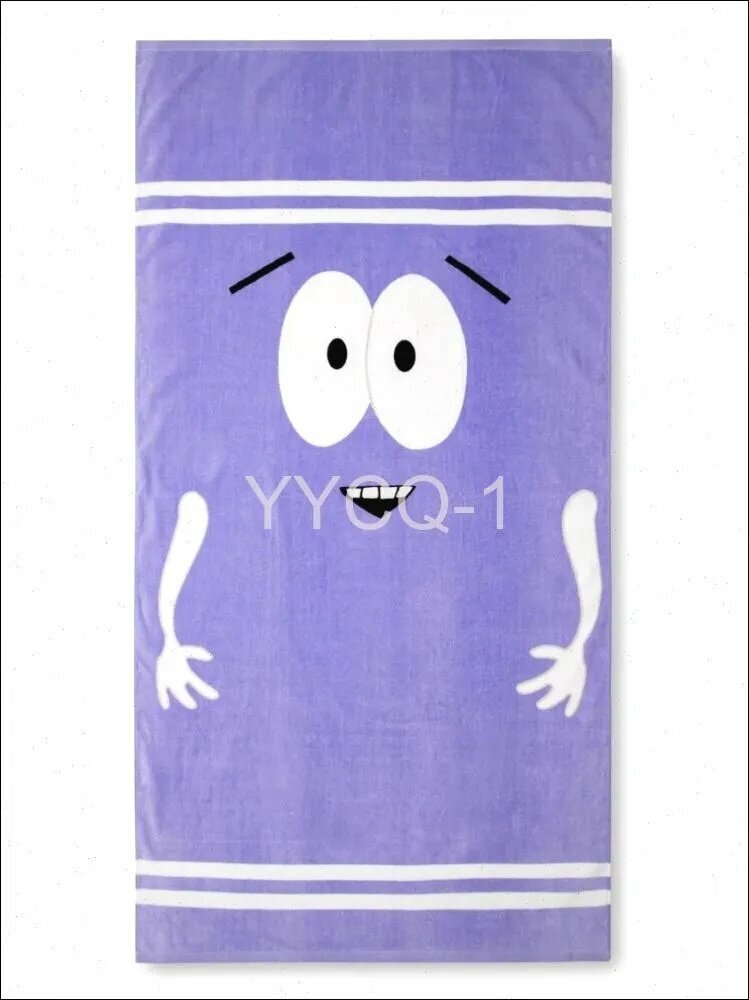 Полотенце для ванной, Искусственные материалы, Полиэстер, 75x150 см, темно-синий