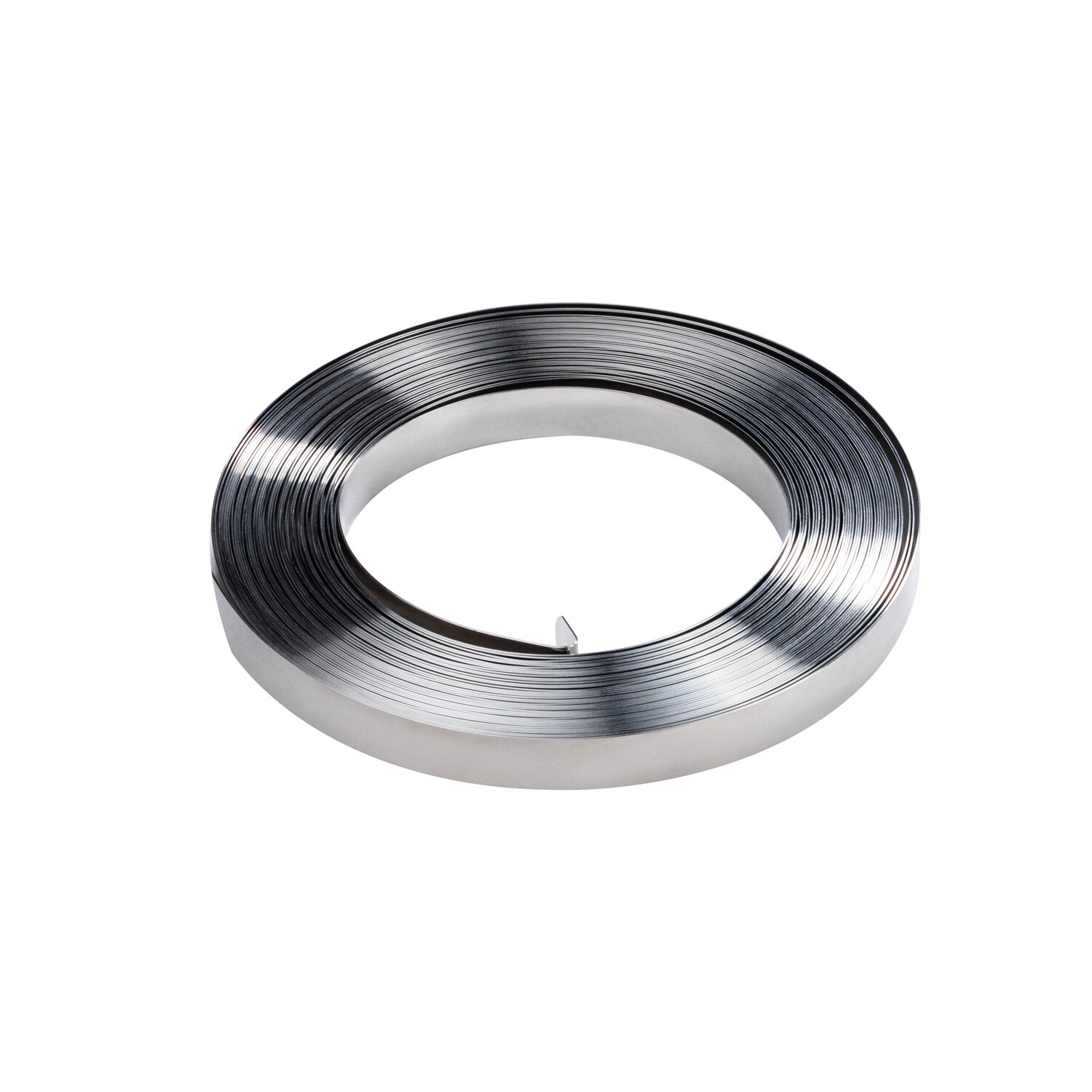 Лента стальная рулонная AISI 201 в кассете 25м REXANT, серебристая