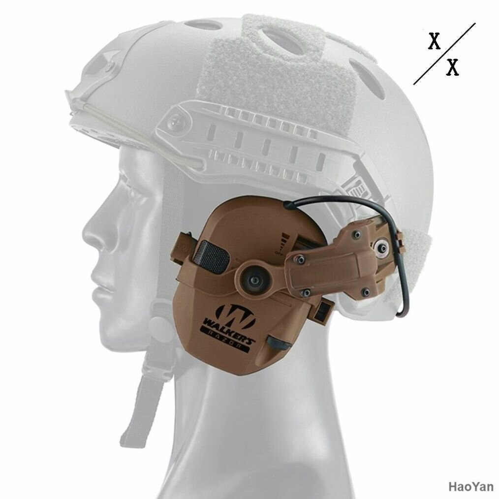 Walker's razor Тактические электронные наушники для снижения шума при стрельбе (версия для установки на шлем)