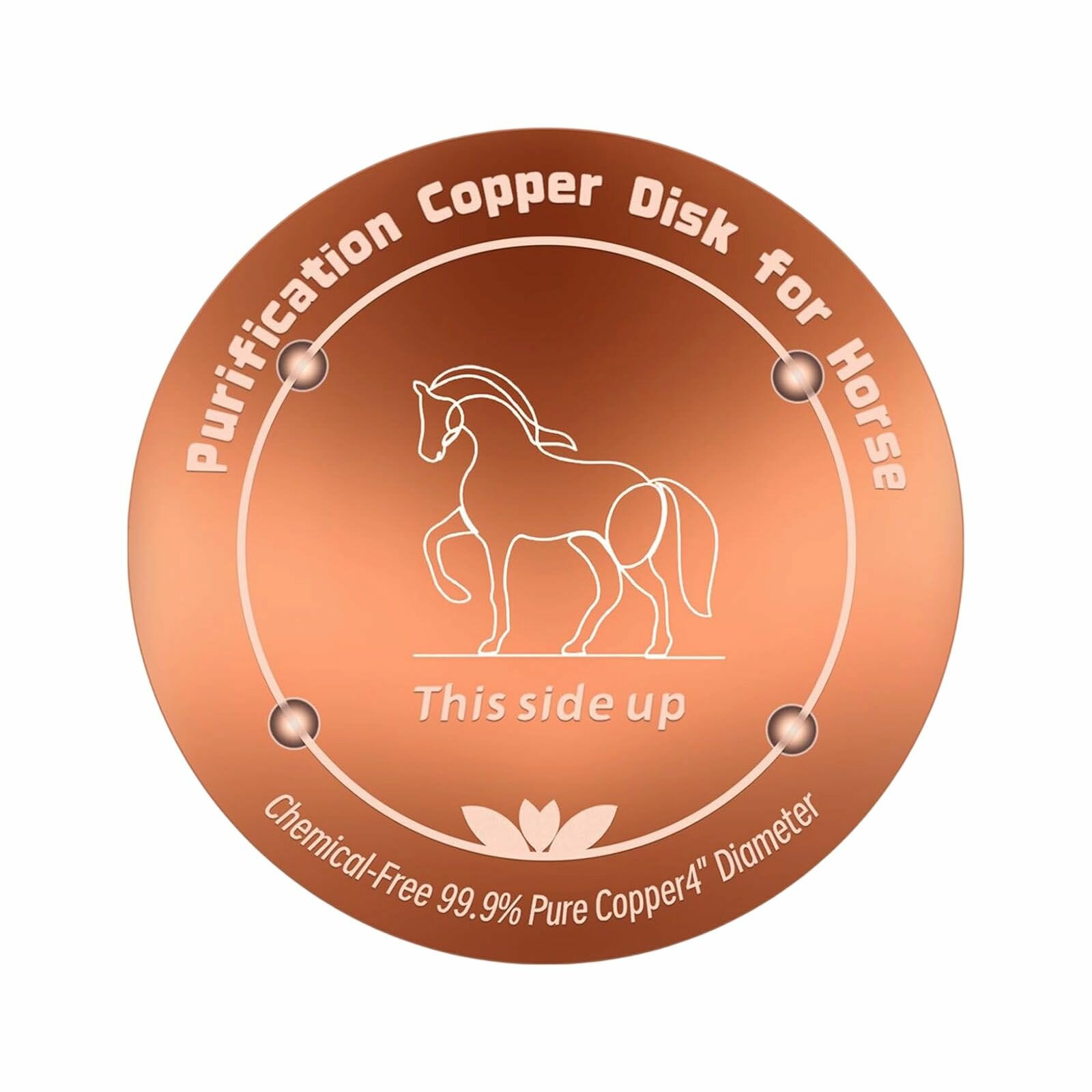 Эффективный медный диск для безопасной очистки поилок
