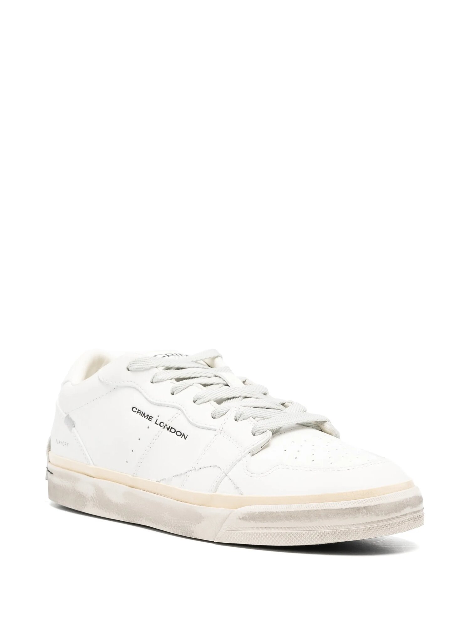 Кроссовки Crime London Perforated sneakers, размер 46, white — фото 1