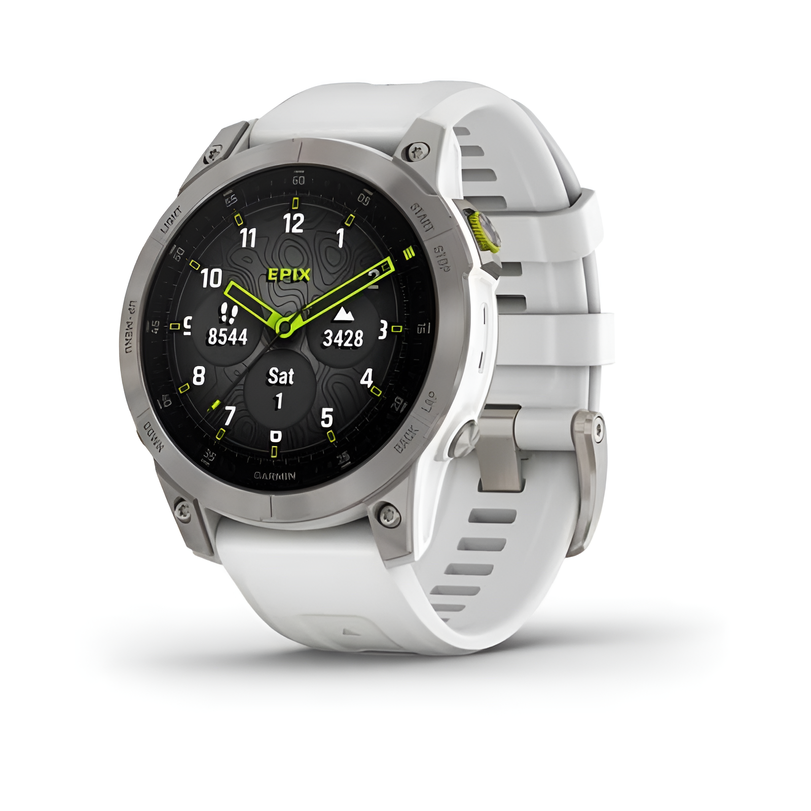 Часы Garmin Epix (Gen 2) Sapphire, 47mm, White (010-02582-21)