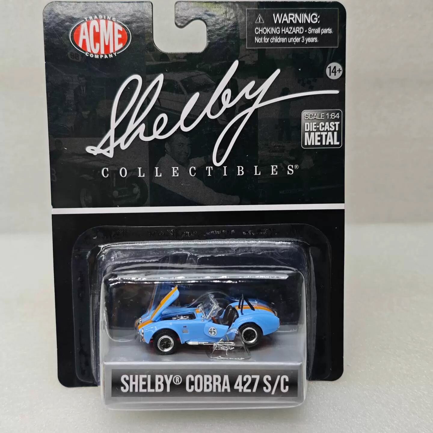 Машинка ACME MODEL 1:64 SHELBY COBRA 427 S/C Die-cast Alloy Model Collection Toy Children Gifts