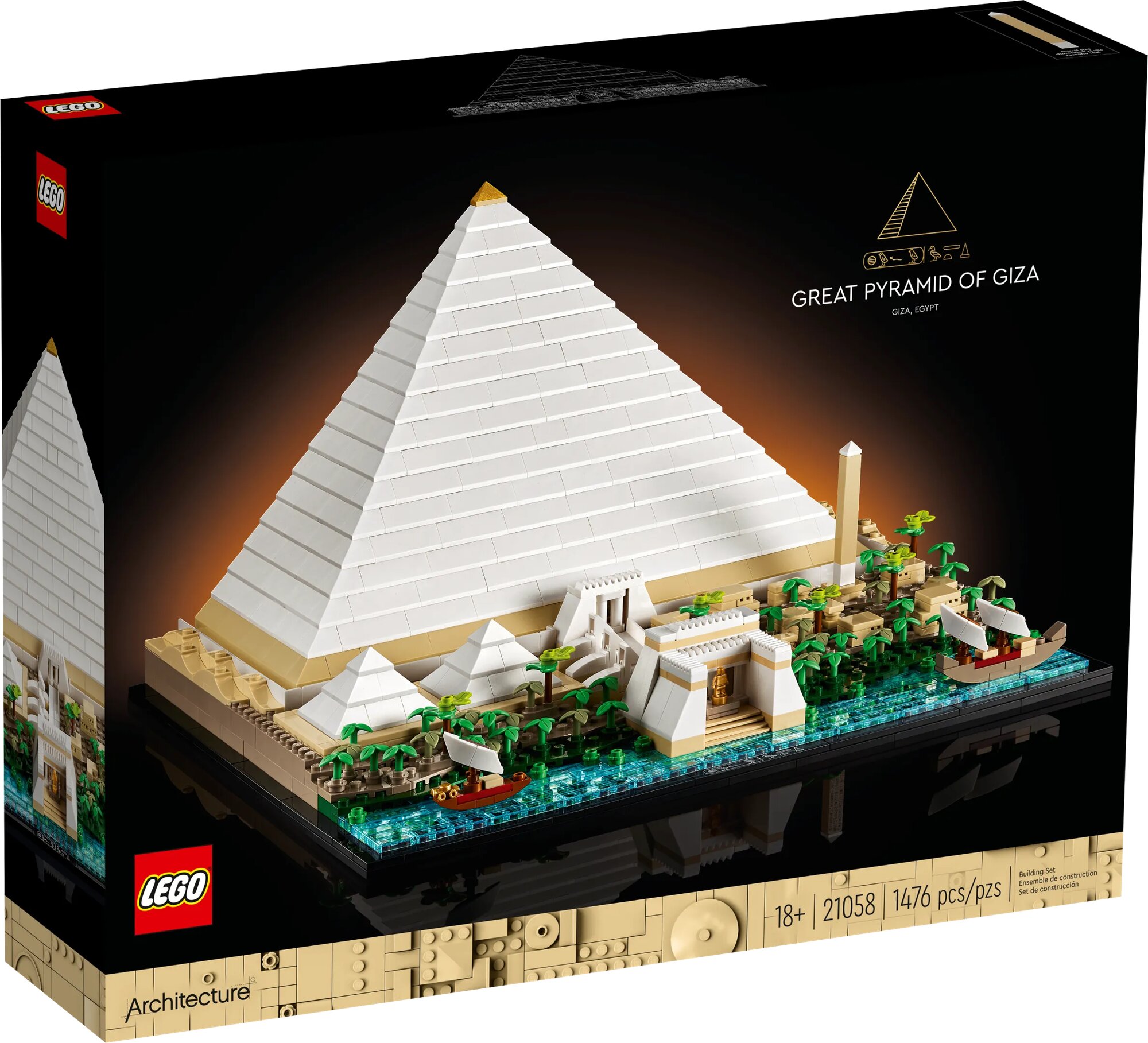 Конструктор LEGO Architecture 21058 Великая пирамида Гизы, 1476 дет.